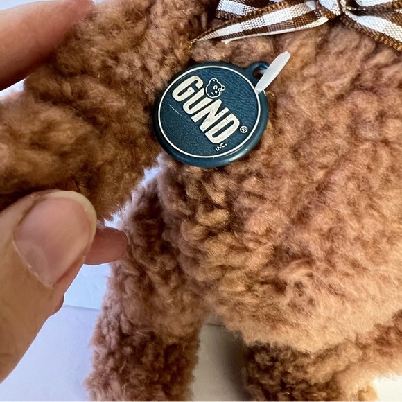 Gund | Toys | Vtg Gund Jointed Poseable 9 Plush Bear Gundy W Tags Label ...